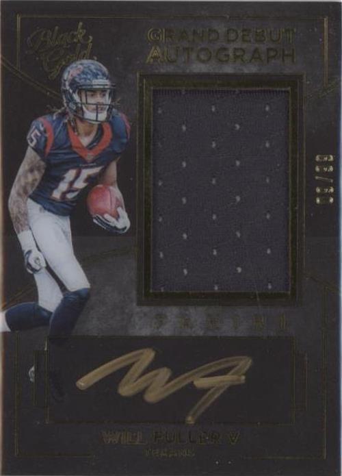 2016 Panini Black Gold - Grand Debut Autograph Will Fuller V #GD-WF ...