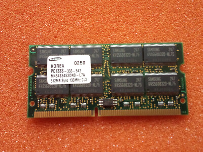 512MB PC133 SODIMM Memory RAM PowerBook G3 Pismo Firewire M7572 144pin ...