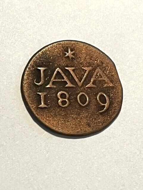 1809 Java/Netherlands/East Indies 1 Duit #12898 | eBay