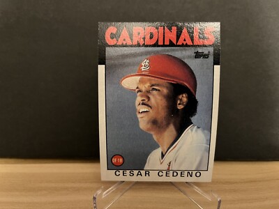 1986 MLB Topps Cesar Cedeno #224 Base Card - Pulled From Sealed Set | eBay