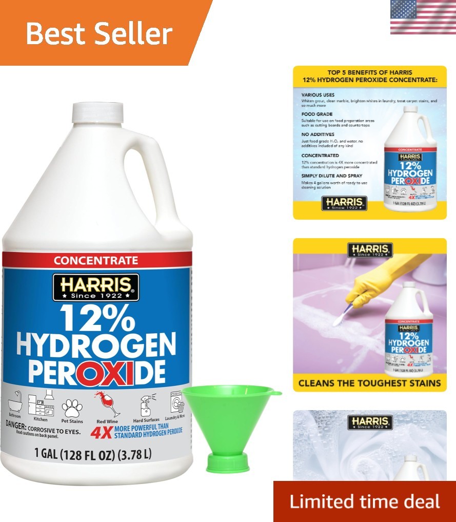 SUPER STAR 40v Stabilized Crystal Clear Liquid Peroxide 3.8 L / 1 ...