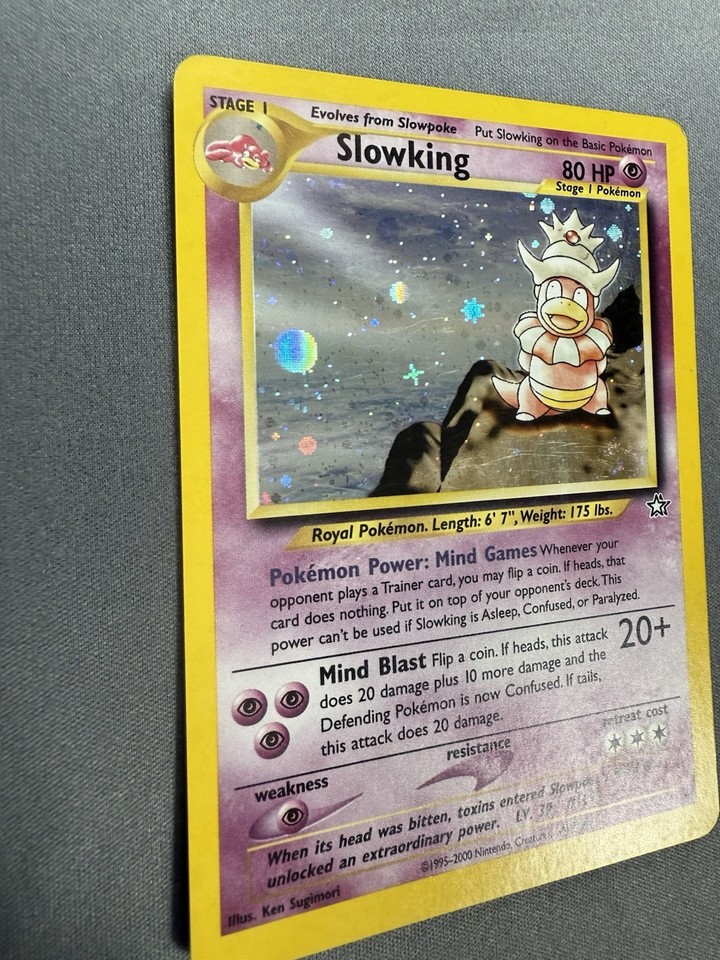 Slowking #14 Holo Neo Genesis w Swirl & Slowking No. 199 Japanese Holo ...