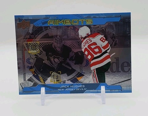 2024-25 Upper Deck Series 1 Jack Hughes #AB-17 Aimbots New Jersey ...