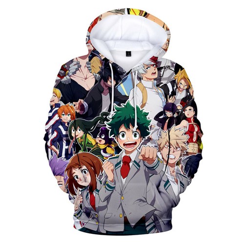Boku no My Hero Academia Hoodie Sweater Men Women Casual Pullover ...