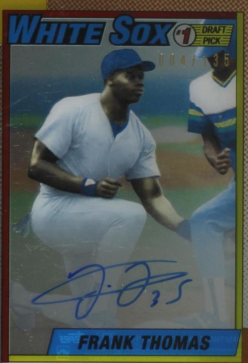 2017 Topps Clearly Authentic Autographs - Reprints Frank Thomas #CARAU ...