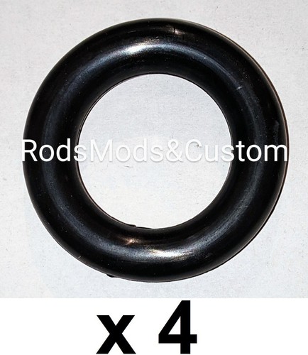 4 x UNIVERSAL O-RING EXHAUST HANGER RUBBER 60mm x 10mm car muffler pipe ...
