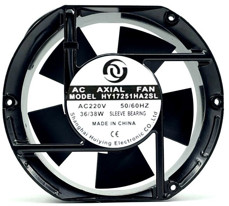 1 PCS Huiying Fan HY17251HA2SL axial fan AC 220V 17251 17cm 2 wire ...