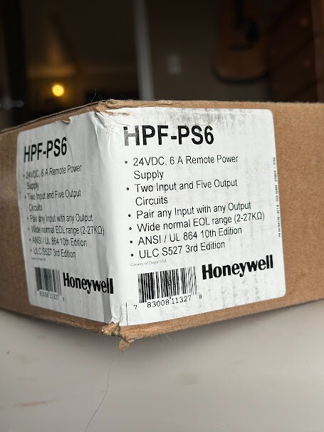 Honeywell HPF-PS6 6A 24VDC Fire Alarm Power Supply - Brand New, Sealed ...