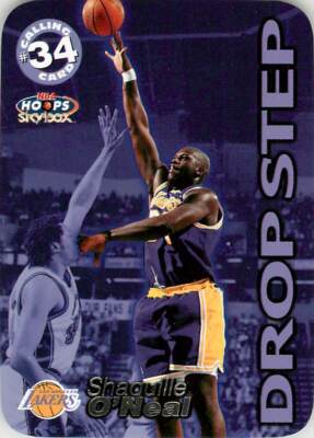SHAQUILLE O'NEAL 1999-00 Skybox DROP STEP #9 Lakers | eBay