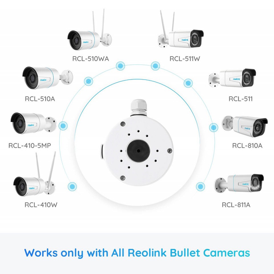 Reolink Junction Box B10 for Security Camera 510A/810A/1212A/Duo 2 PoE ...