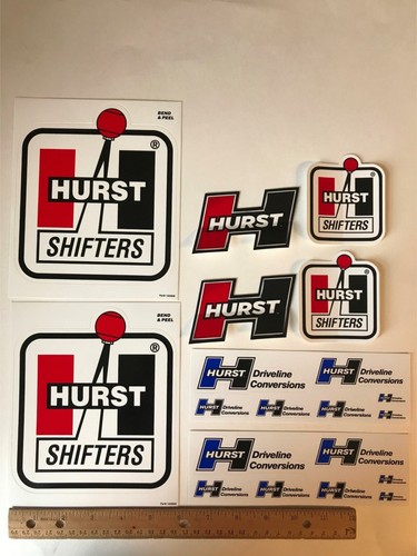 Hurst Shifter Driveline Conversions drag Racing Decal Stickers vtg Lot ...