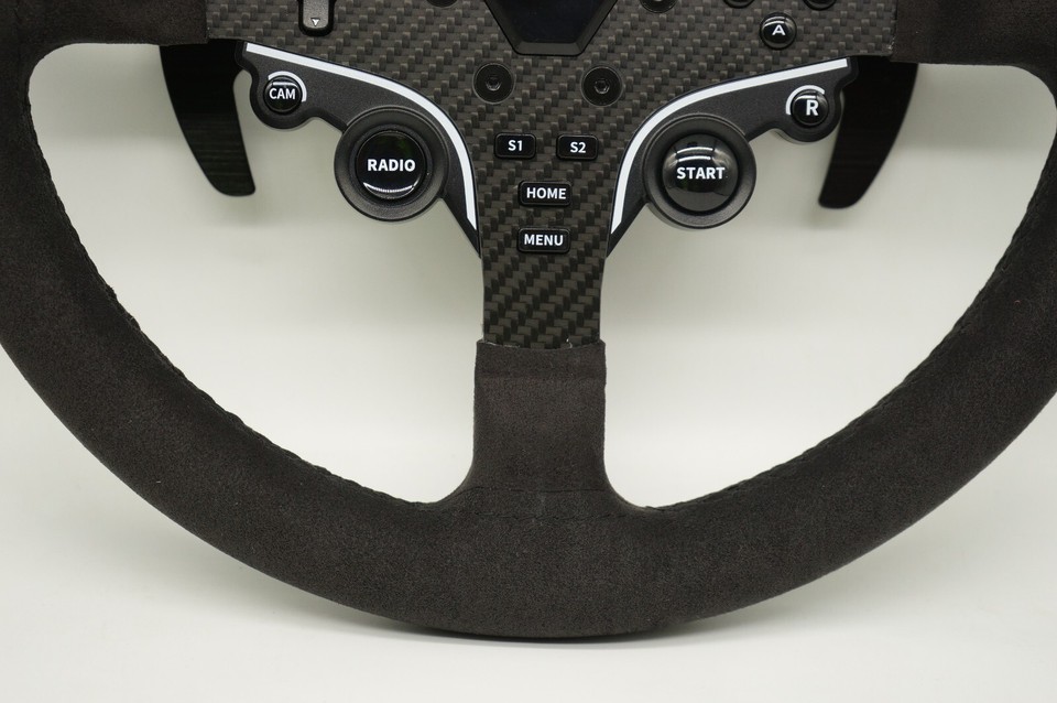 SIMPUSH MOZA R5 R3 ES 13inchs 33cm Circular steering wheel Rally sim ...