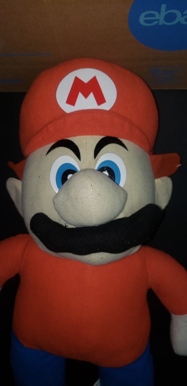 RARE Plush 26" Super Mario Bros Doll Nintendo Kellytoy 2001 Large Jumbo ...