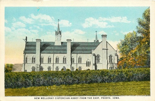 Iowa, IA, Peosta, New Melleray Cistercian Abbey 1920's Postcard | eBay