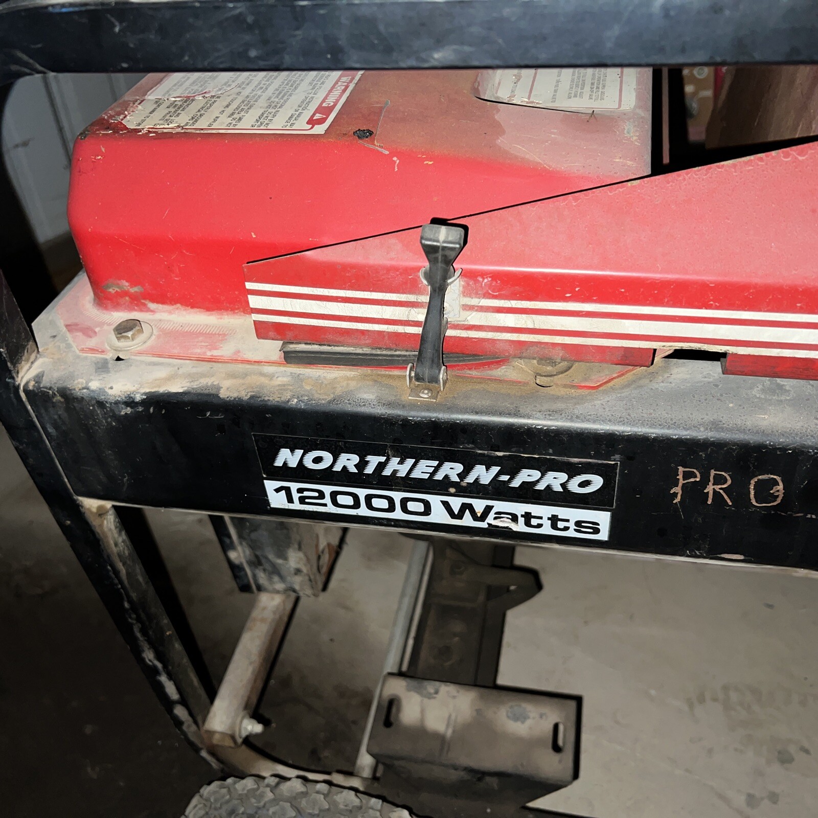 Northern pro 12000 watt generator (running before stored, has compression) LOCAL | eBay