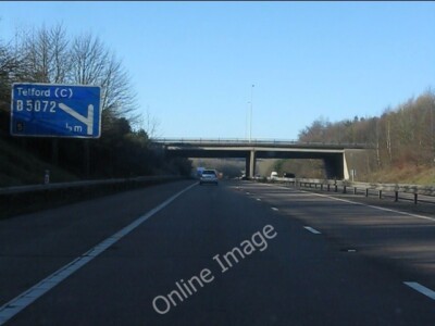 Photo 6x4 M54 Motorway - half-mile to junction 5 Telford In the ...