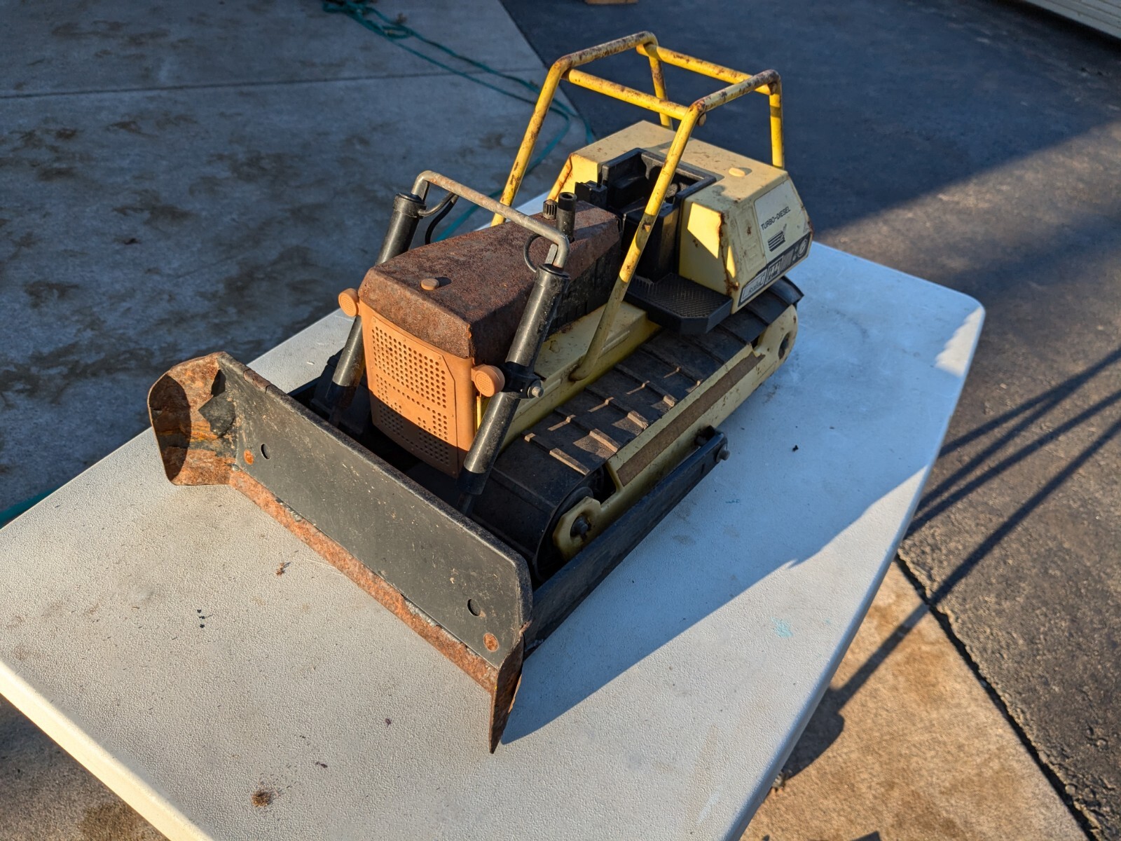 Vintage Mighty Tonka Turbo Diesel Bull Dozer 1980's Mighty Tonka | eBay