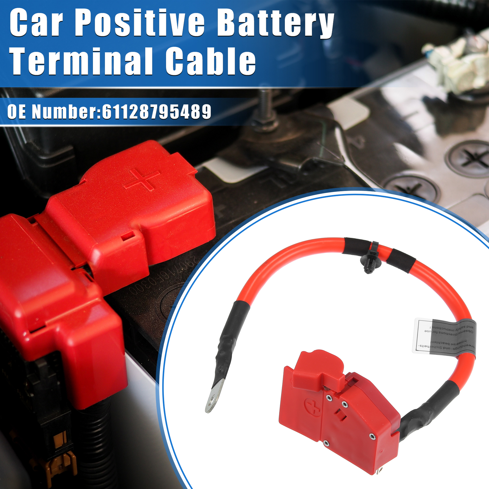 Car Positive Battery Terminal Cable No.61128796155 for BMW 330i 330i ...