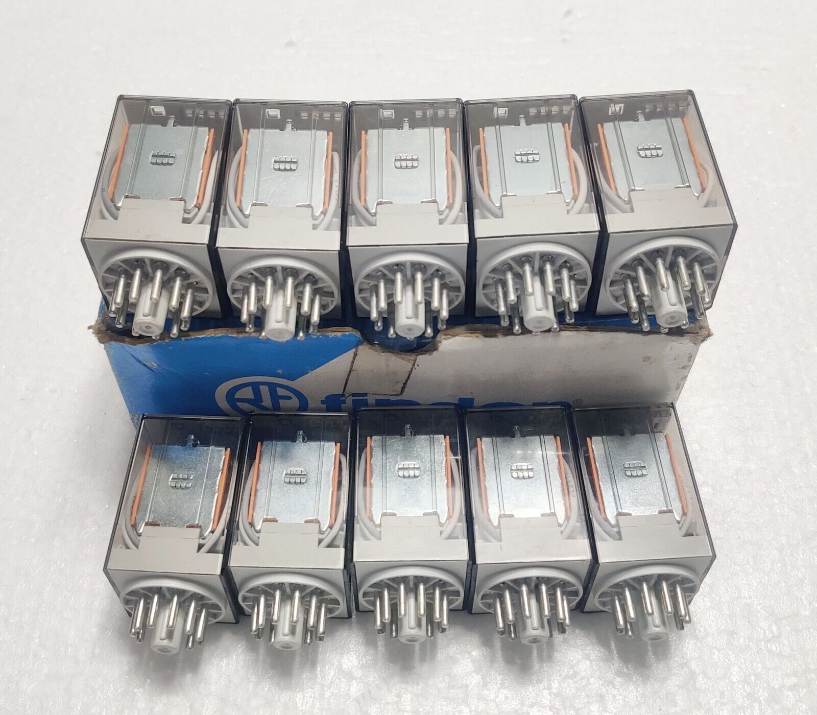 10Qty Of Finder 60.13.8.230.0040 General Purpose Relay 3CO-3PDT 10a ...