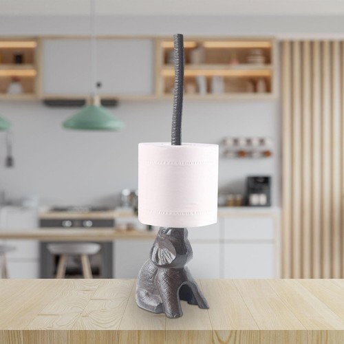 Animal Countertop Paper Towel Holder Iron Toilet Paper Stand for Living ...