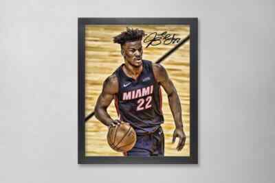 Jimmy Butler Miami Heat 8x10 Poster Autographed RP Custom-Made | eBay