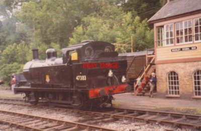 PHOTO LMS LOCO NO 47383 AT HIGHLEY SIGNAL BOX | eBay UK