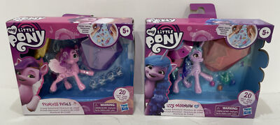 My Little Pony Crystal Adventure Figures Lot of 2. Prin. Petals & Izzy ...