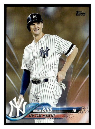 2018 Topps #515 Greg Bird Gold #/2018 | eBay