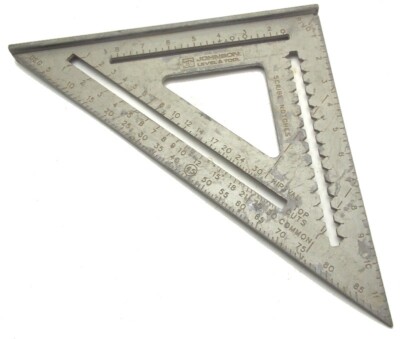 Johnson Level & Tool RAS-120 12" Rafter Angle Square Framing Tool Made ...