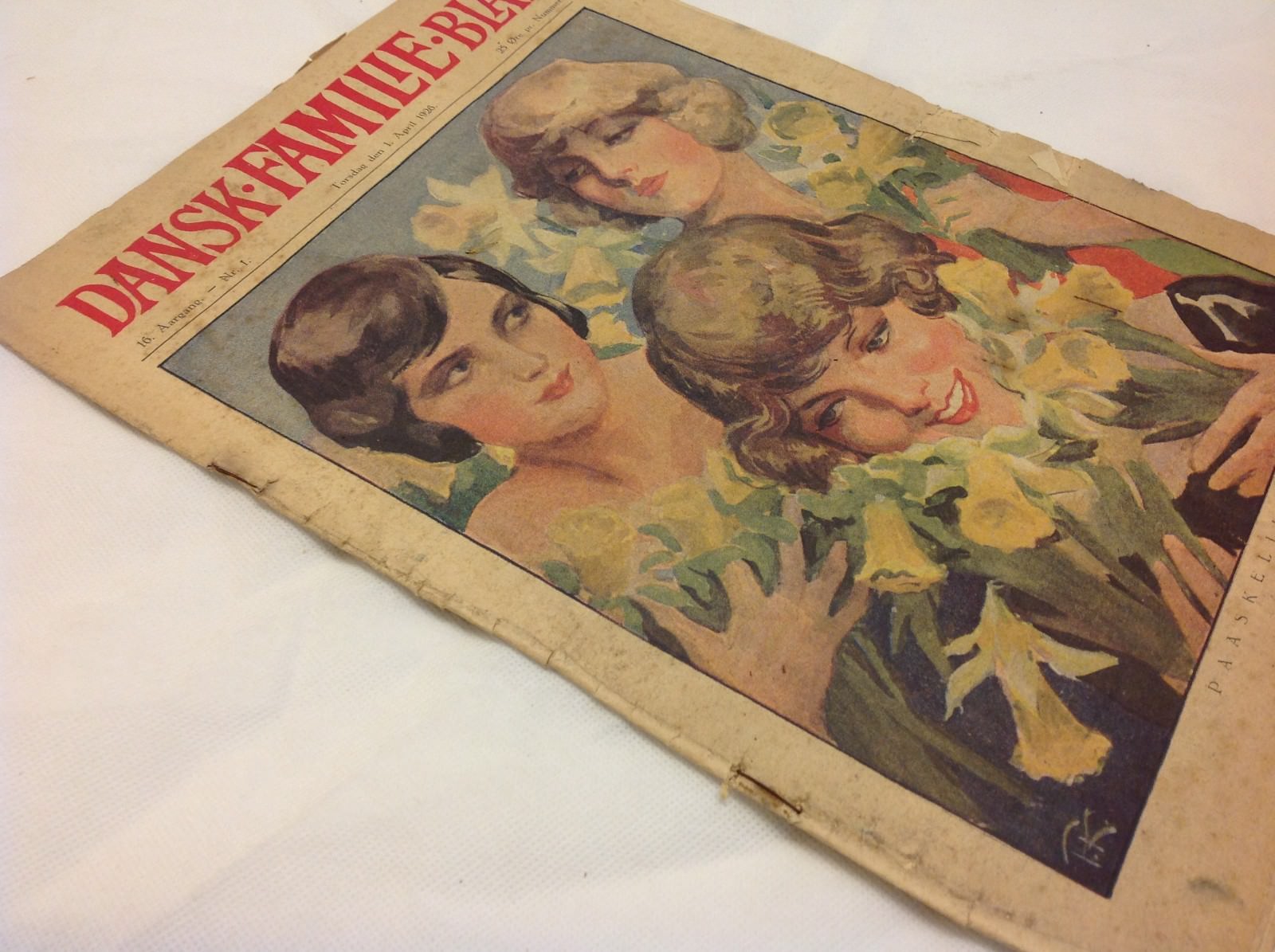 Art Deco Illustration Antique Original 1926 Danish Magazine "Dansk ...