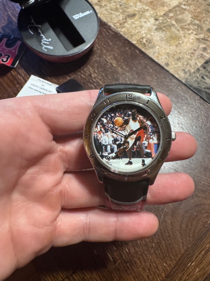 Michael Jordan #23 Wilson Watch – 1990s Bulls Collectible (Working) | eBay