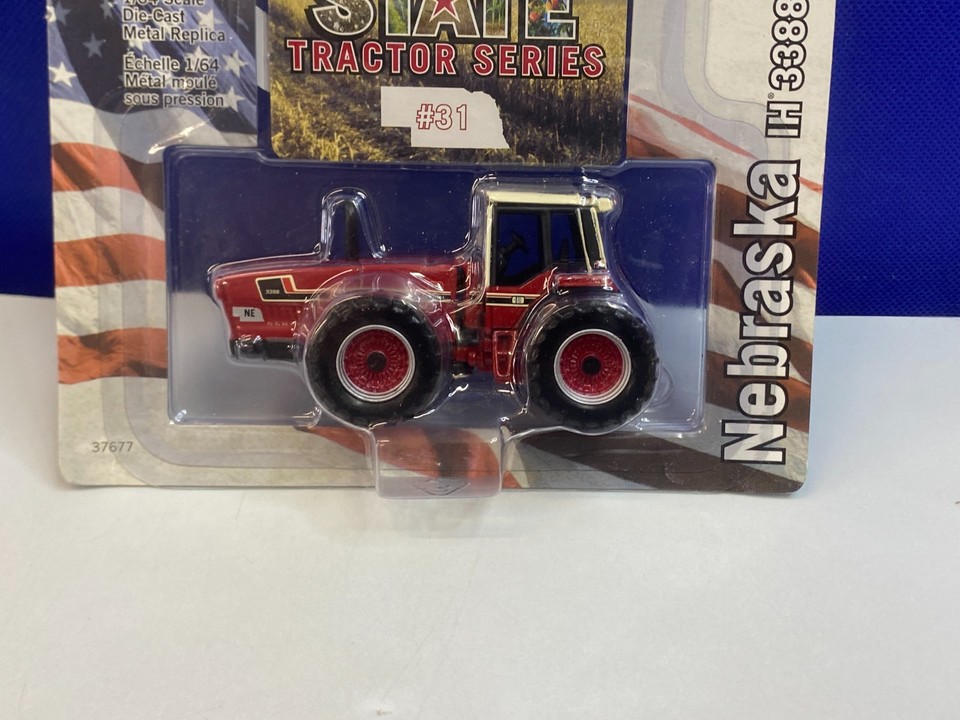 ERTL 1/64 SCALE STATE TRACTOR SERIES CASE IH NEBRASKA IH 3388 2+2 NIP ...