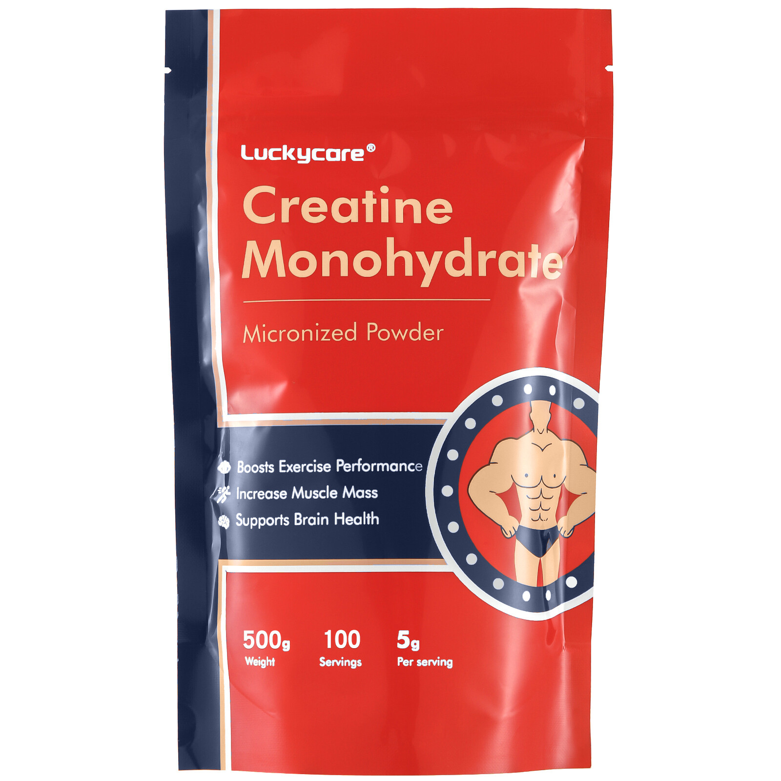 Bulk Creatine Monohydrate 100% Pure Powder 500 Grams - 5g Per Serving ...