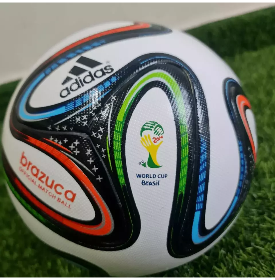 ADIDAS BRAZUCA 2014 FIFA WORLD CUP BRAZIL OFFICIAL SOCCER MATCH BALL SIZE 5 | eBay