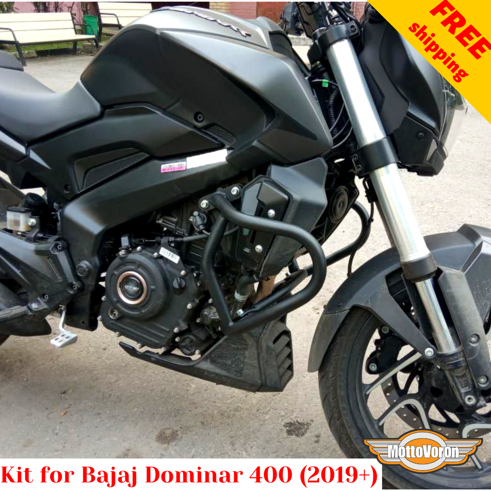 For Bajaj Dominar 400 Engine guard Rear rack Dominar 400 UG Crash bars ...