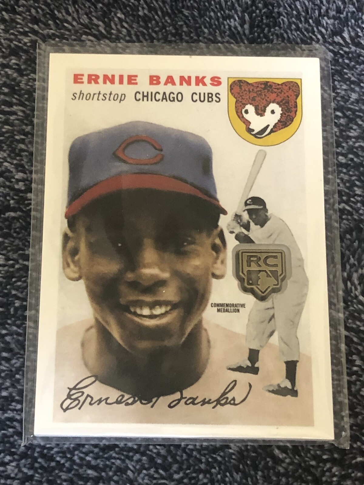 2020 Topps - Rookie Card Retrospective Logo Medallions Ernie Banks #RCR ...