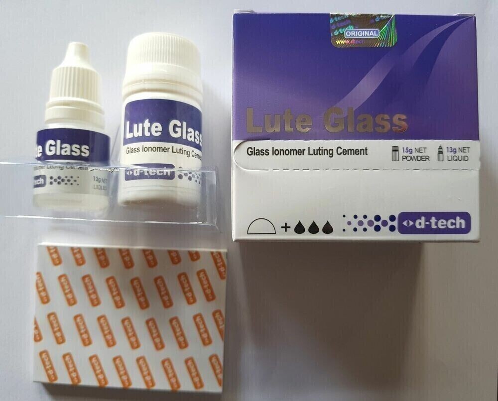 2 Pcs D Tech Lute Glass Ionomer Luting Cement Material Exp 07.26 US ...