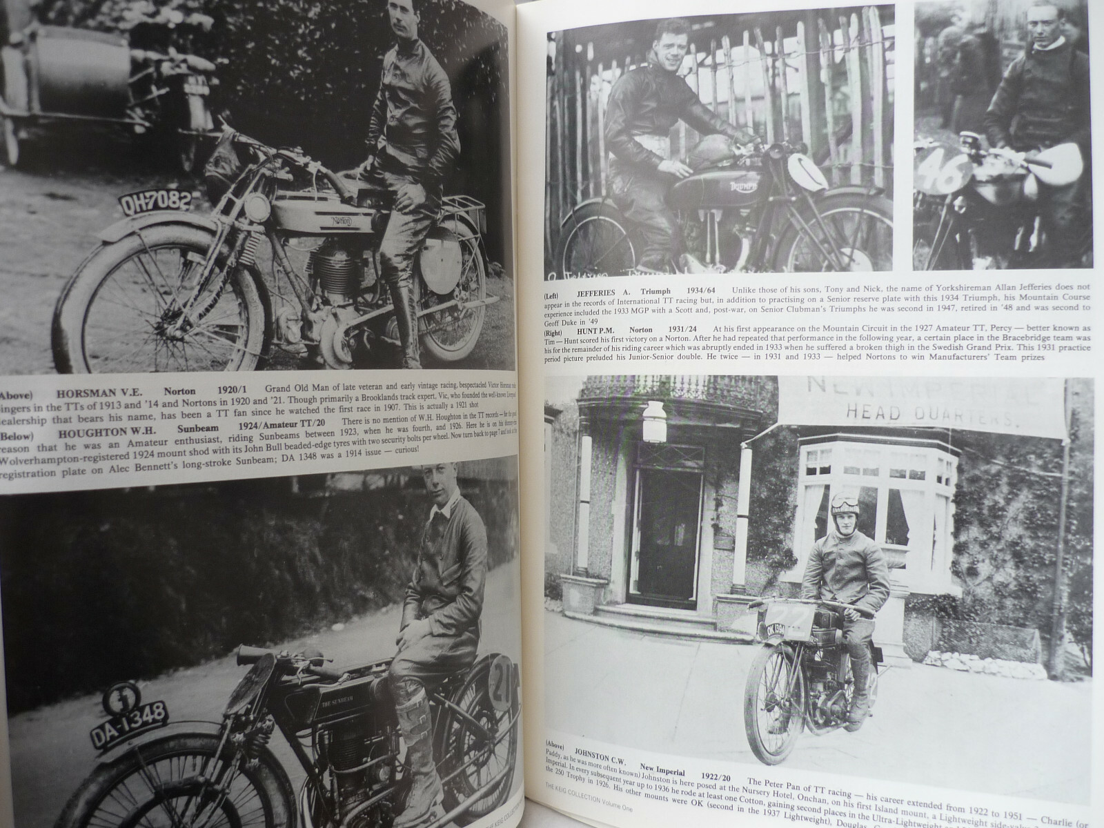 The Keig Collection - Volume 1: A Picture Gallery of TT Riders & Their ...