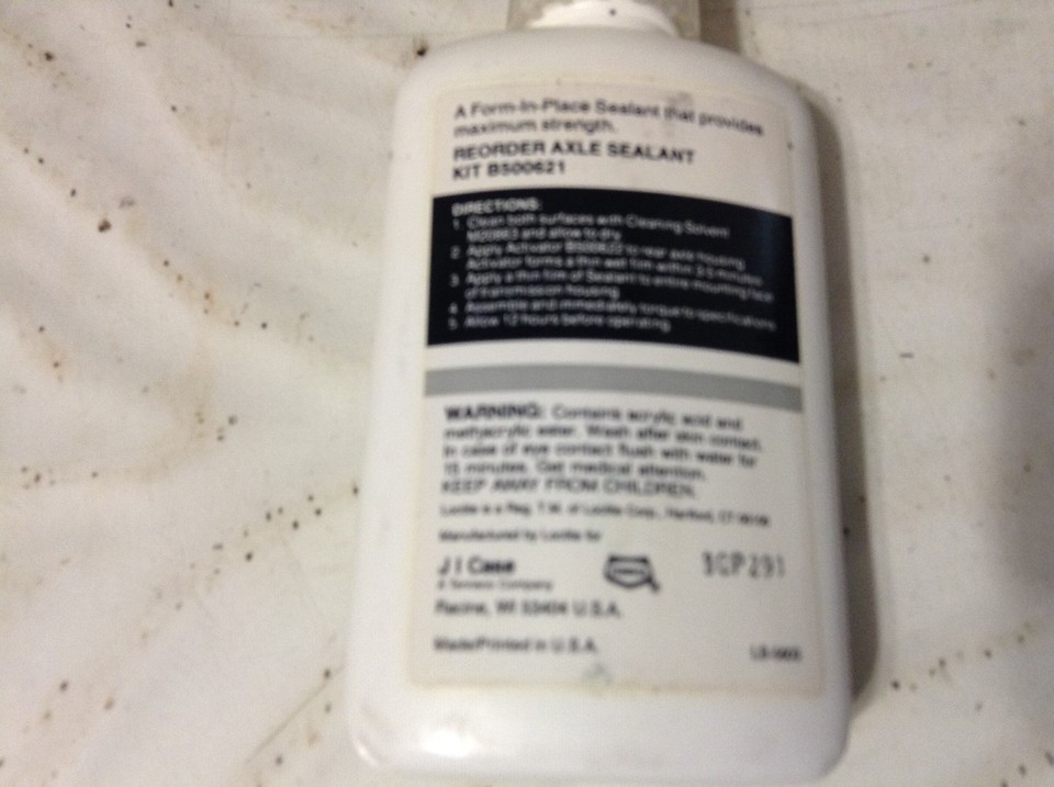 B500642 - A New Axle Sealant Loctite For A CaseIH 5120, 5130, 5140 ...