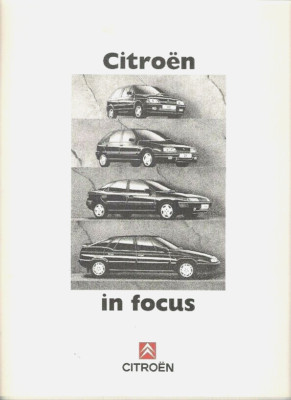 Citroen Range 1993-94 UK Market Large Format Brochure AX ZX Xantia XM ...