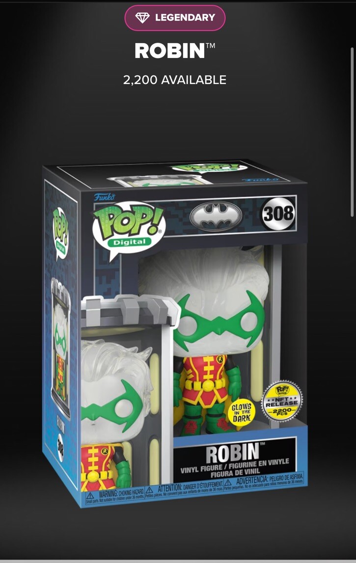 ROBIN 85TH SERIES 1 X FUNKO POP Presale hack included Glow In The Dark ...