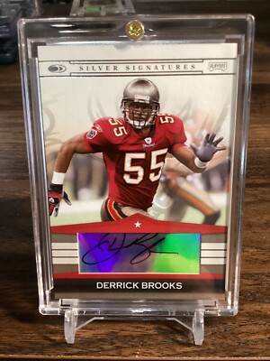 Derrick Brooks Silver Signatures Autographed Football Card | eBay