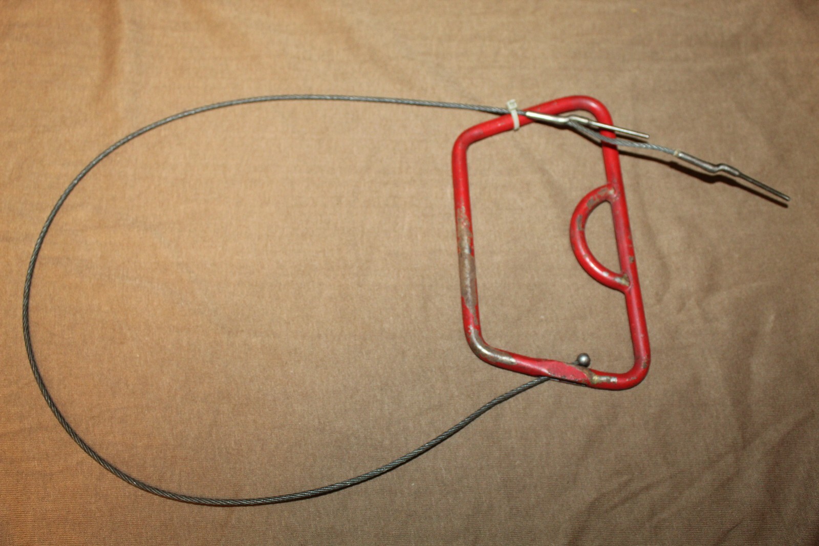 Original WW2 U.S. Army/AAF Airborne Parachute Red Metal D-Ring Pull ...