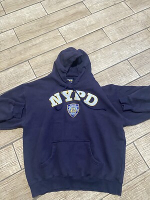 Official NYPD Hoodie Sweater Size XL | eBay