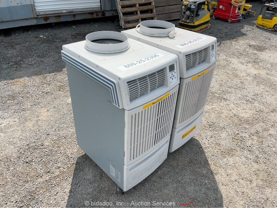 2017 Lot of (2) MovinCool Climate Pro 12 Portable Heating & Cooling ...