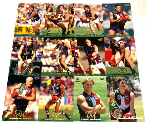 1999 SELECT AFL PREMIER TRADING CARD FULL BASE CARD TEAM SET-FREMANTLE ...