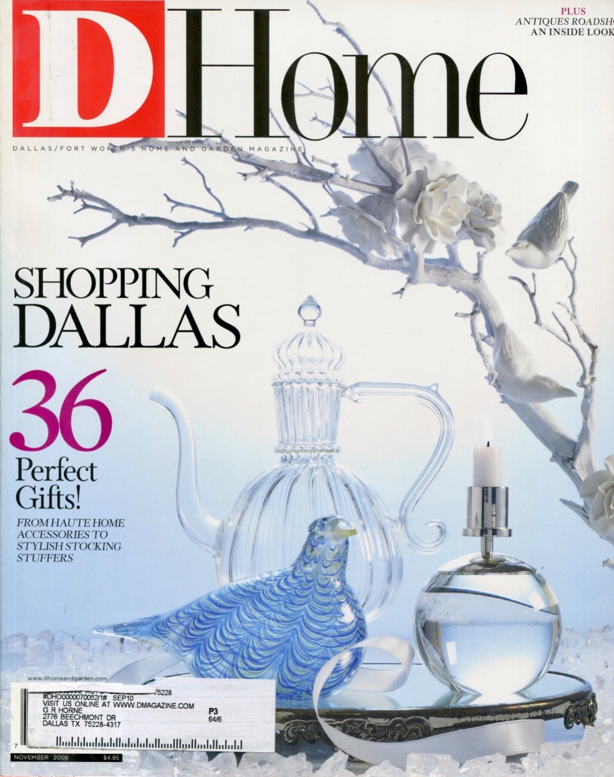 D HOME MAGAZINE ~~ November/December 2008 ~~ C-3-2 | eBay