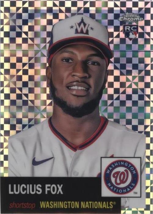 2022 Topps Chrome Platinum Anniversary - Lucius Fox #476 X-Fractor (RC ...