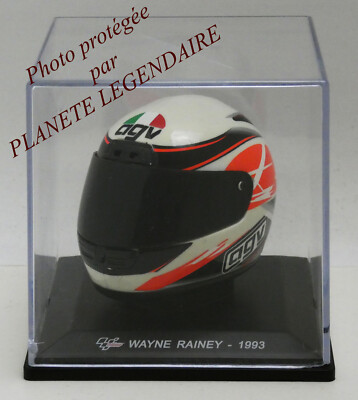Miniature Altaya Casque Wayne Rainey MotoGP Edition 1993 Helmet Echelle ...