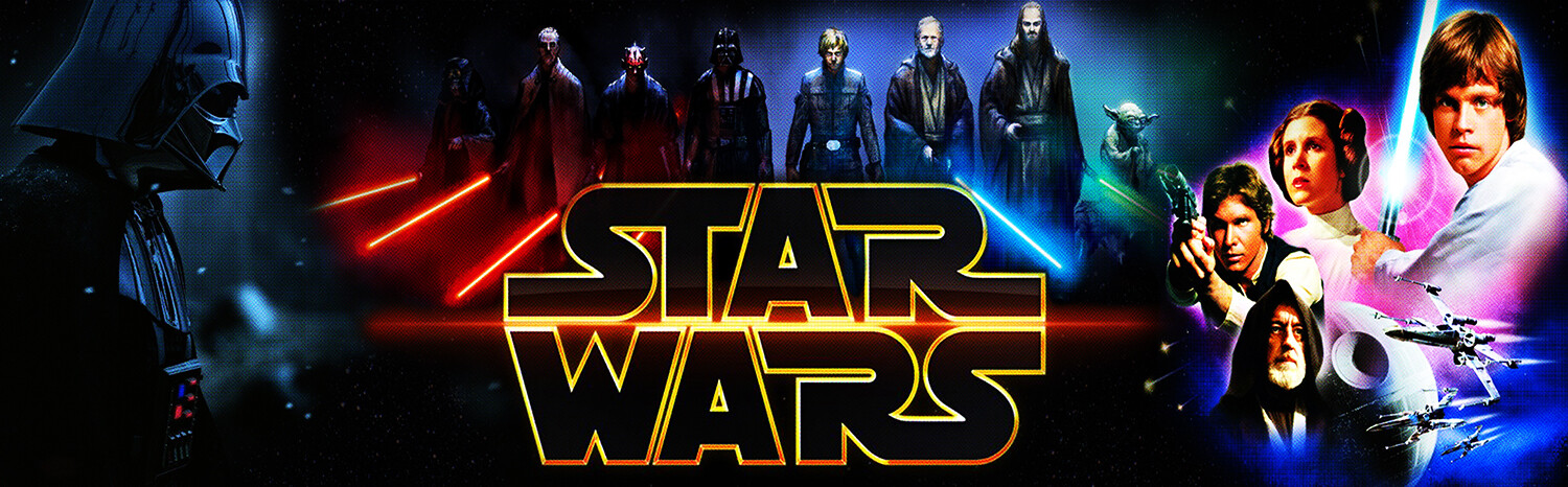 Star Wars Arcade Marquee For Reproduction Header/Backlit Sign | eBay